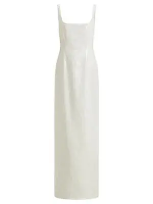 16Arlington Electra Sequin Gown - White