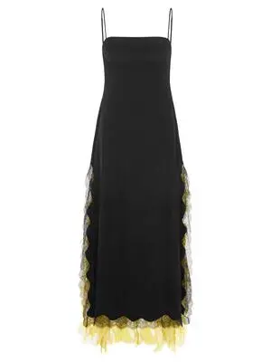 16Arlington Ewa Midi Dress In Japanese - Black