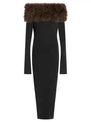 16Arlington Canter Midi Dress - Black