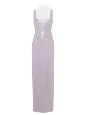 16Arlington Electra Gown Sequined Maxi Dress - Pale Lilac