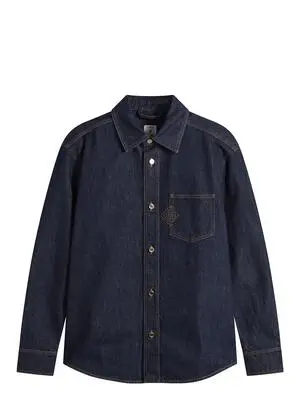 Casablanca Raw Denim Shirt - Indigo