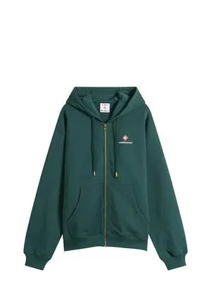Casablanca Sport Zip Up Hoodie - Green