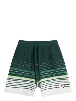 Casablanca Boucle Stripe Short - Green