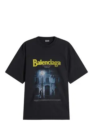 Balenciaga Graphic Logo T-shirt - Black