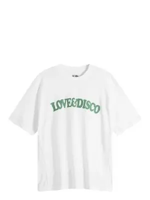 ACMH BY MAGIC CASTLES X Love International Rainbow Disco T-shirt - White