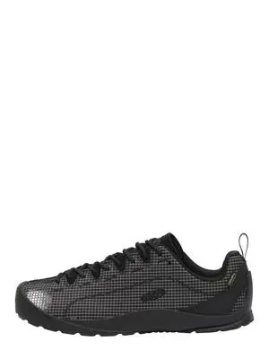 Keen Jasper Nylon Waterproof Lace Up Sneakers - Black