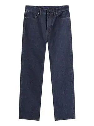 Stone Island Rinsed Straight Leg Denim Jeans - Blue Rinse