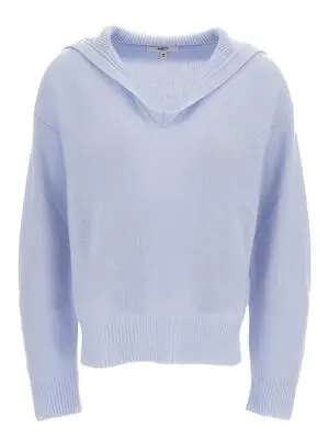 Barena Venezia Duse Cashmere Polo Sweater - Sky Blue
