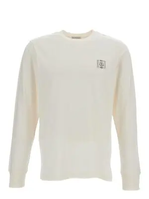 Moncler Maglietta A Maniche Lunghe - Beige