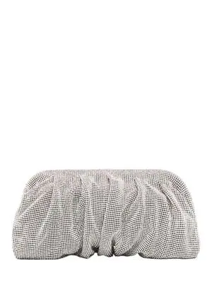 Benedetta Bruzziches Crystal Embellished Clutch Bag - Silver