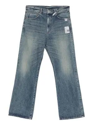 Mihara Yasuhiro Straight-leg Patchwork Jeans - Blue