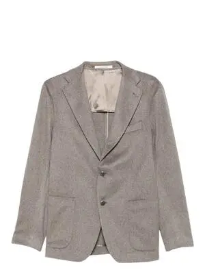 Tagliatore Grey Cashmere Blazer - Gray