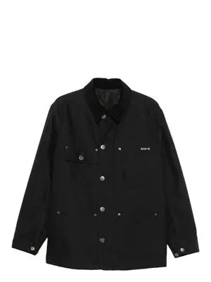Prada Corduroy Collar Shirt Jacket - Black