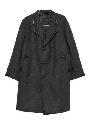 Prada Grey Coats Single Breasted Coats - Gray