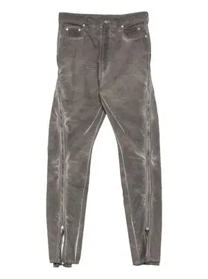 Rick Owens Wide-leg Denim Jeans - Gray