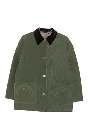 BLAZÉ MILANO Quilted Corduroy Jacket - Green