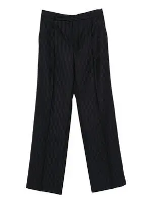 Saint Laurent Trousers Wide-leg Trousers - Black