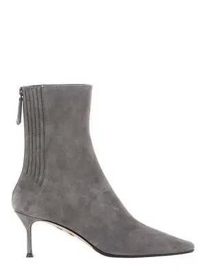 AQUAZZURA Saint Honore Suede Ankle Boots - Multicolor