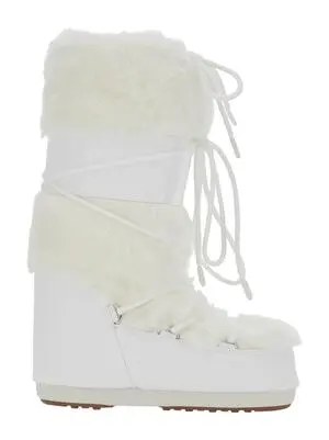 Moon Boot MOON BOOT ICON FAUX FUR BOOTS Multicolor