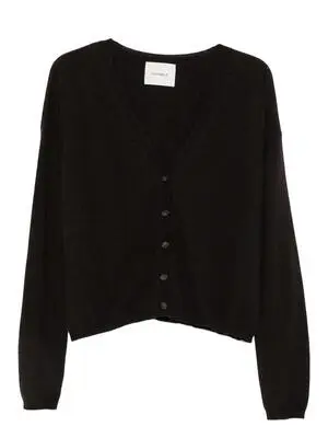 LISA YANG Cashmere V-neck Cardigan - Brown