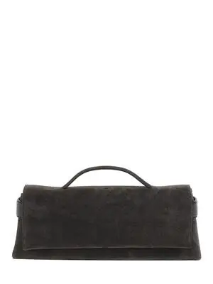 Brunello Cucinelli Suede Clutch With Side Detail - Multicolor