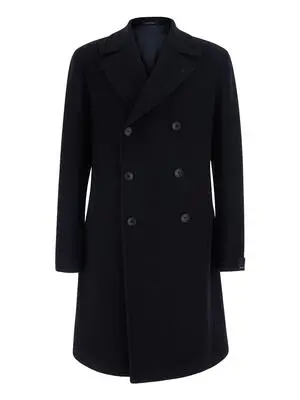 Tagliatore Double-breasted Wool And Cashmere Coat - Multicolor
