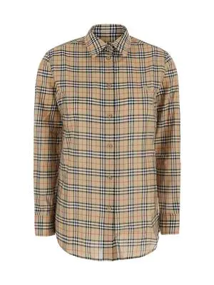 Burberry Emma" Checkered Long-sleeve Shirt - Multicolor