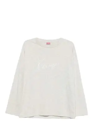 KENZO KENZO Signature Logo Long Sleeve T-Shirt