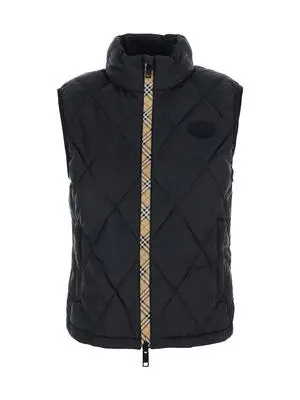 Burberry Quilted Vest - Multicolor