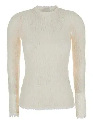 Isabel Marant Étoile Brany Lace Trim Top - Multicolor