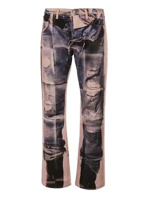 Acne Studios Printed Denim Jeans - Multicolor
