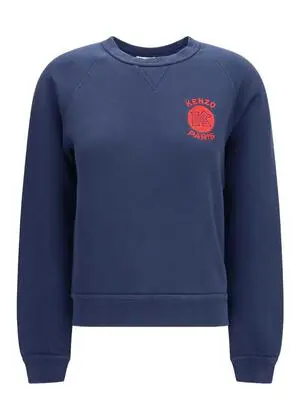 Kenzo KENZO Paris Emblem Embroidered Sweater Blue