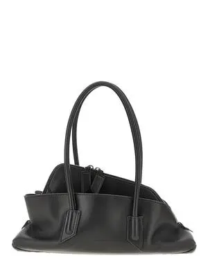 Attico Leather 'la Passeggiata' Bag - Black