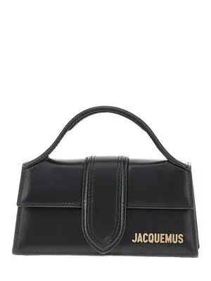 Jacquemus Le Bambino Smooth Leather Mini Bag - Black