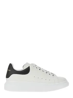 Alexander McQueen Leather Oversized Sneakers - White