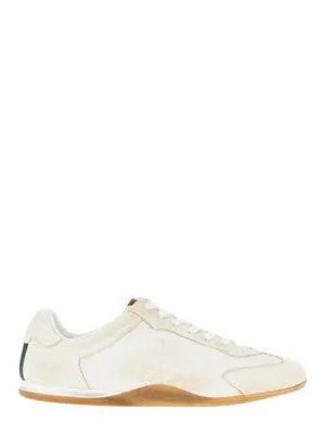 Gucci Shift Leather Sneakers - White