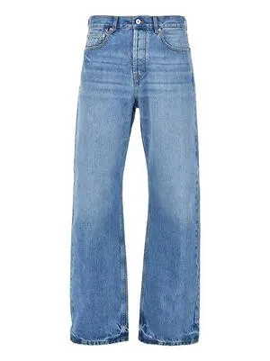 Jacquemus Straight Leg Denim Pants - Blue