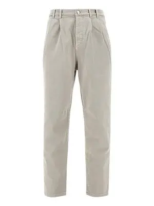 Brunello Cucinelli BRUNELLO CUCINELLI Iconic Fit Denim Pants Gray