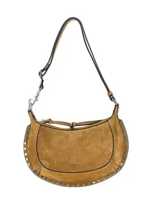 ISABEL MARANT ÉTOILE ISABEL MARANT Oskan Moon Bag In Suede Leather With Silver-Tone Studs