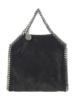 STELLA MCCARTNEY Stella McCartney Tiny Falabella Bag With Cracked Effect Eco-Leather And Chain Edges