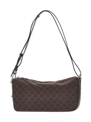 Gucci Medium Half Horsebit Shoulder Bag - Brown