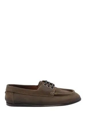 Dolce & Gabbana Derby Lace-up Shoes Calf Leather - Brown