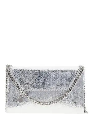Stella McCartney Mini Falabella Crossbody Bag - Silver