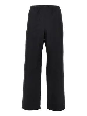 Gucci Cotton Pants With Gg Motif - Black