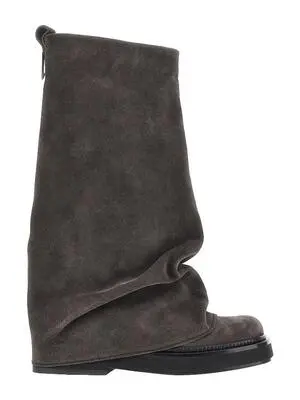 Attico THE ATTICO Robin Suede Leather Boots Gray