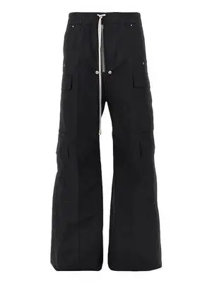 Rick Owens Cargobelas' Stretch Cotton Pants - Black