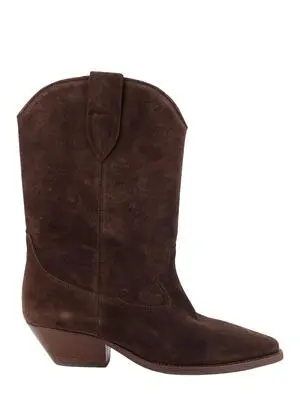 Isabel Marant Étoile Suede Pointed Toe Boots - Multicolor