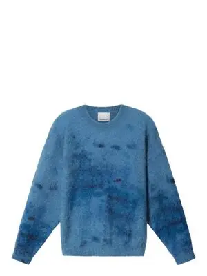 Isabel Marant Étoile Mohair Wool Blend Crewneck Pullover - Blue