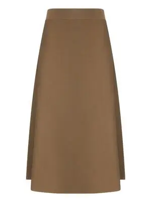 MAX MARA MAX MARA Viscose A-line Midi Skirt