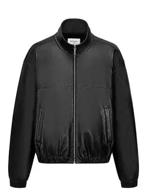 Saint Laurent Cassandre Lambskin Jacket - Black